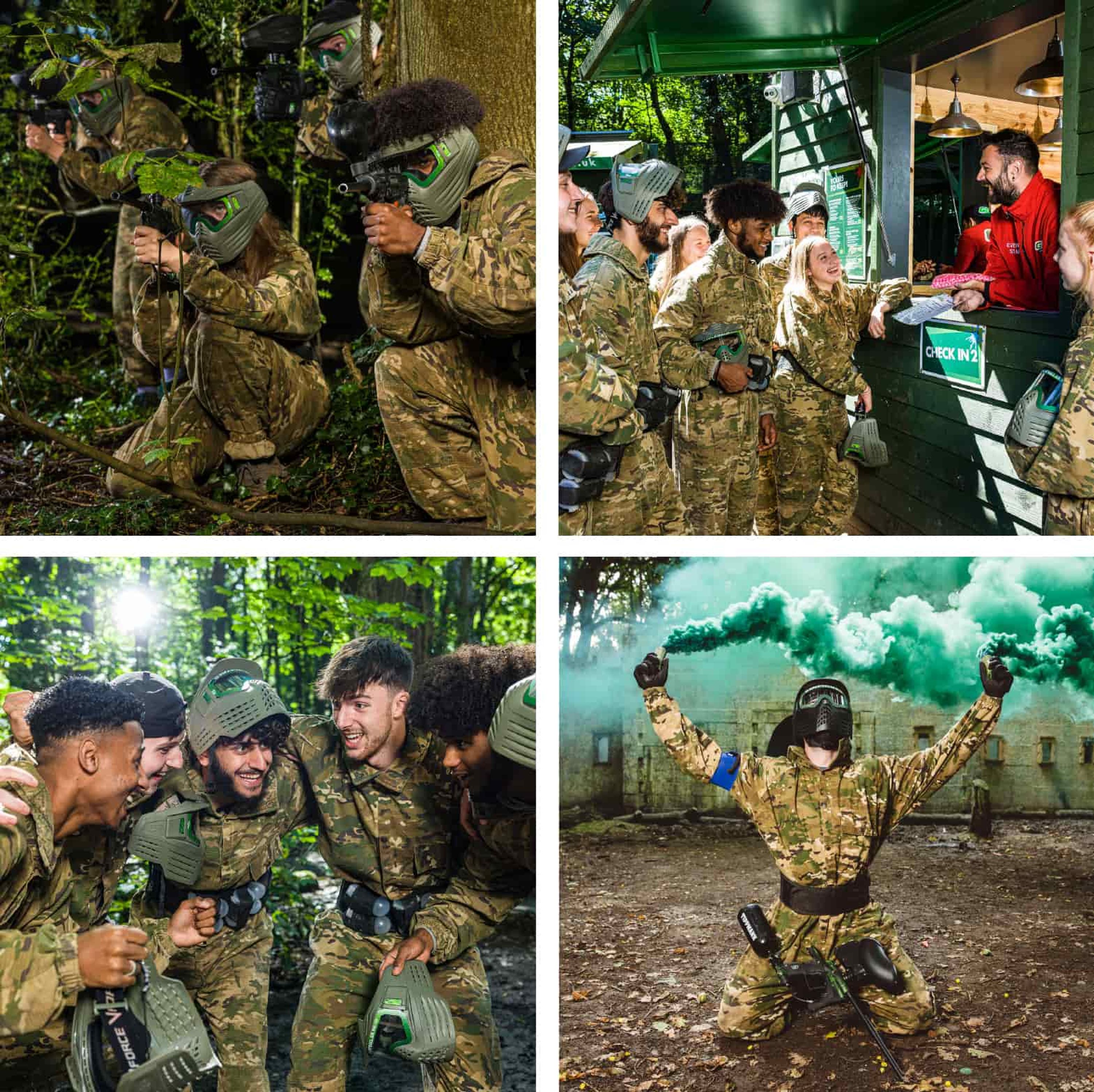 GO Action Forest - Paintballing / Laser Tag / Zorbing - PlaySport