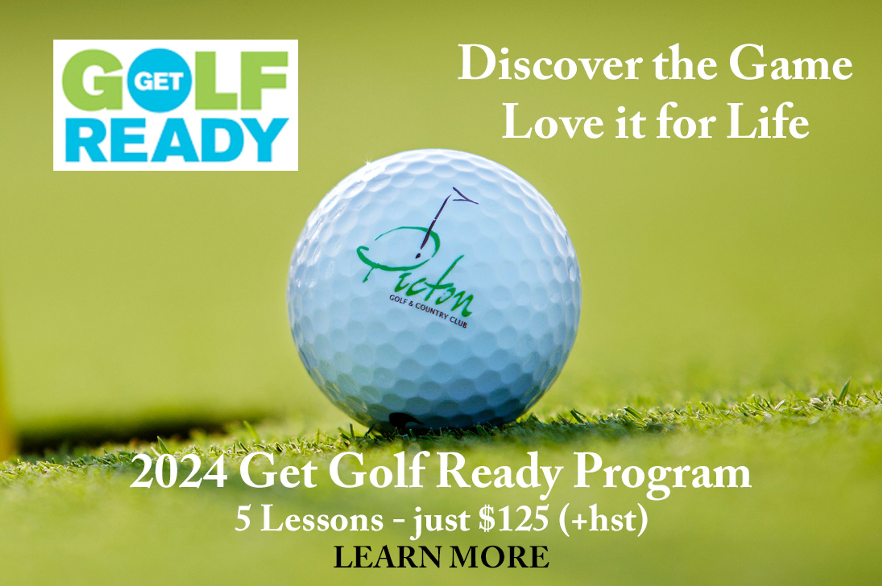 Get Golf Ready Program at Picton Golf & Country Club - PlaySport.com