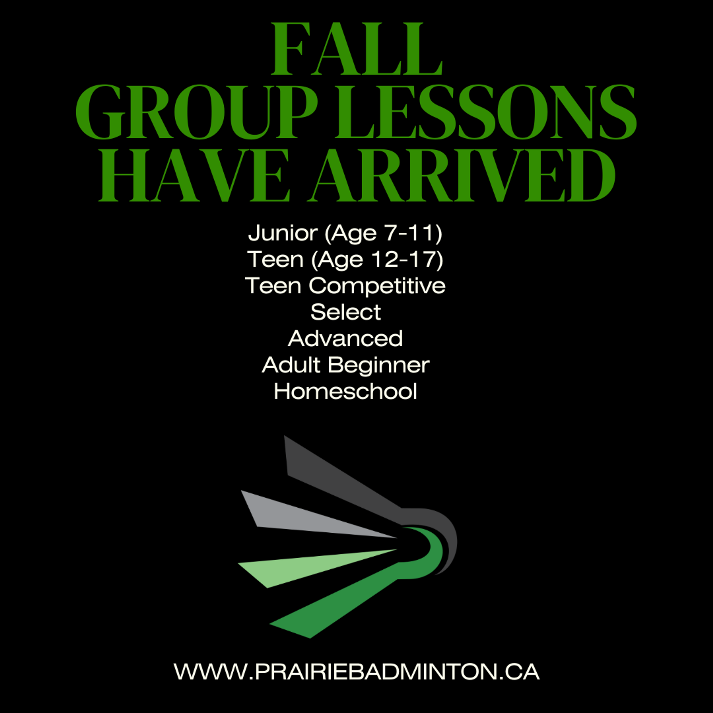 Prairie Badminton's Adult Lessons - PlaySport.com